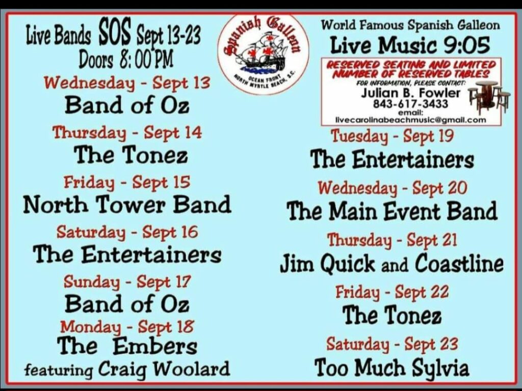 SOS Fall Migration 2023 - North Myrtle Beach | Explore NMB