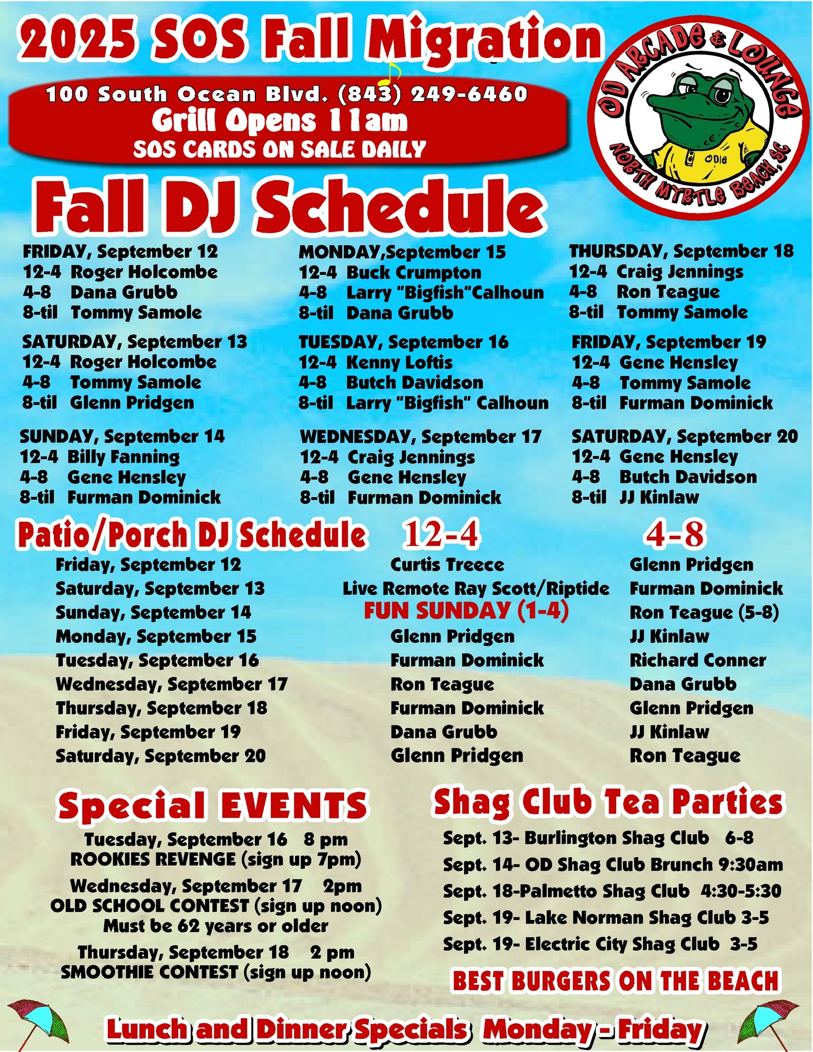 SOS Fall Migration 2025 - North Myrtle Beach | Explore NMB