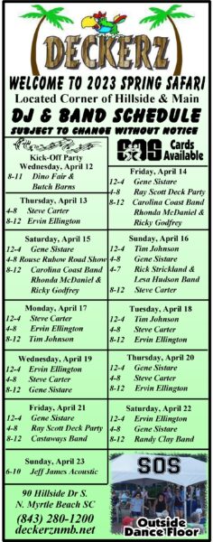 SOS - Spring Safari 2023 - North Myrtle Beach | Explore NMB