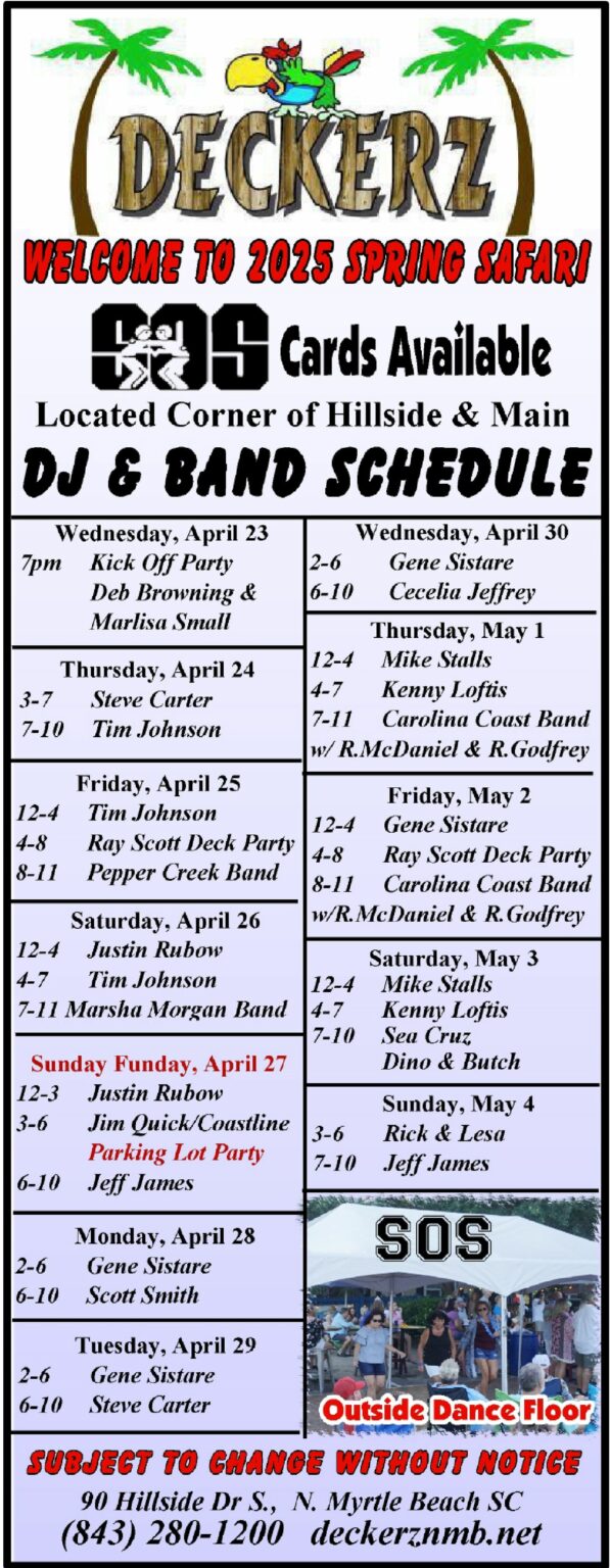 SOS - Spring Safari 2025 - North Myrtle Beach | Explore NMB