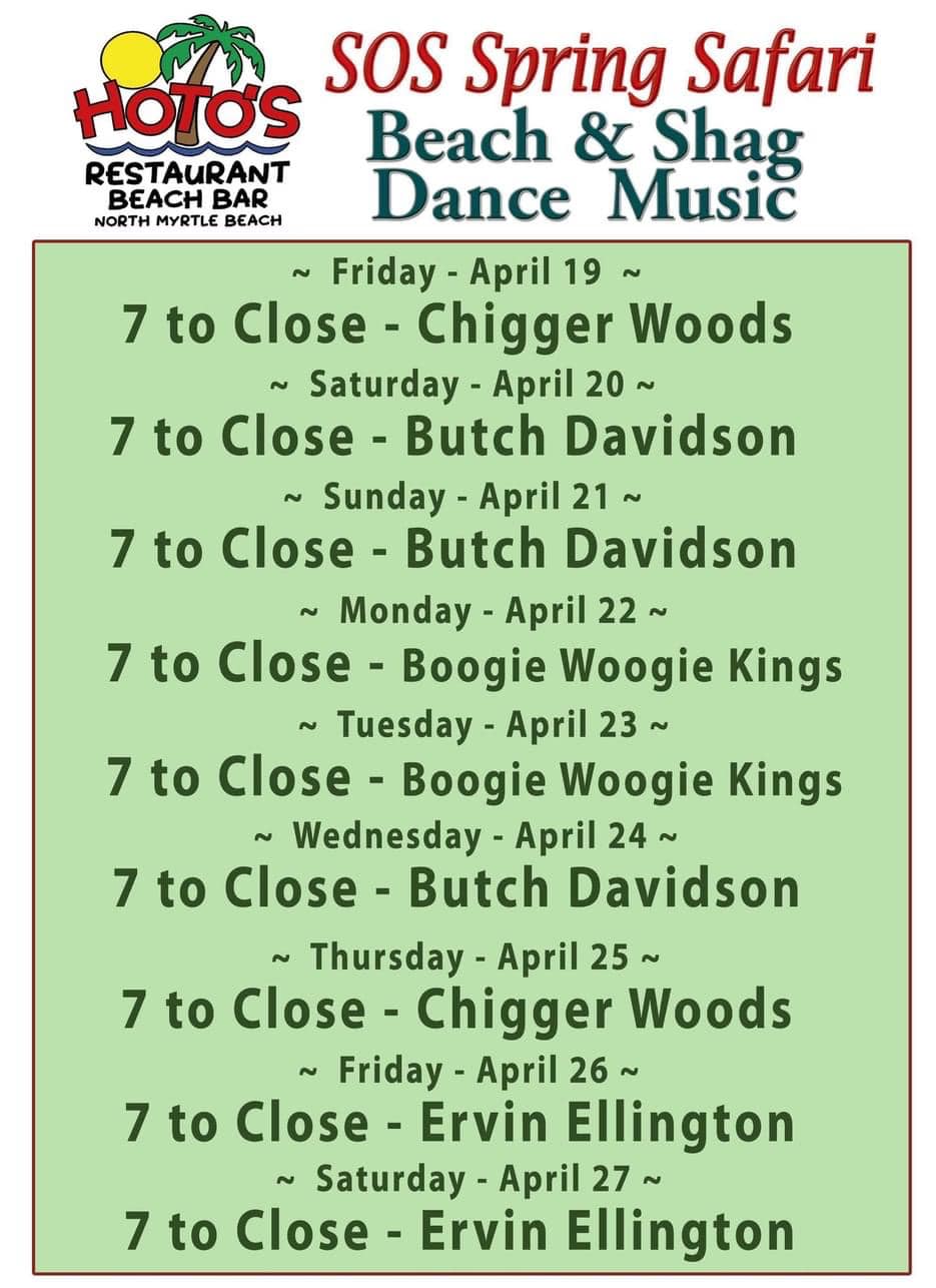 SOS - Spring Safari 2024 - North Myrtle Beach | Explore NMB