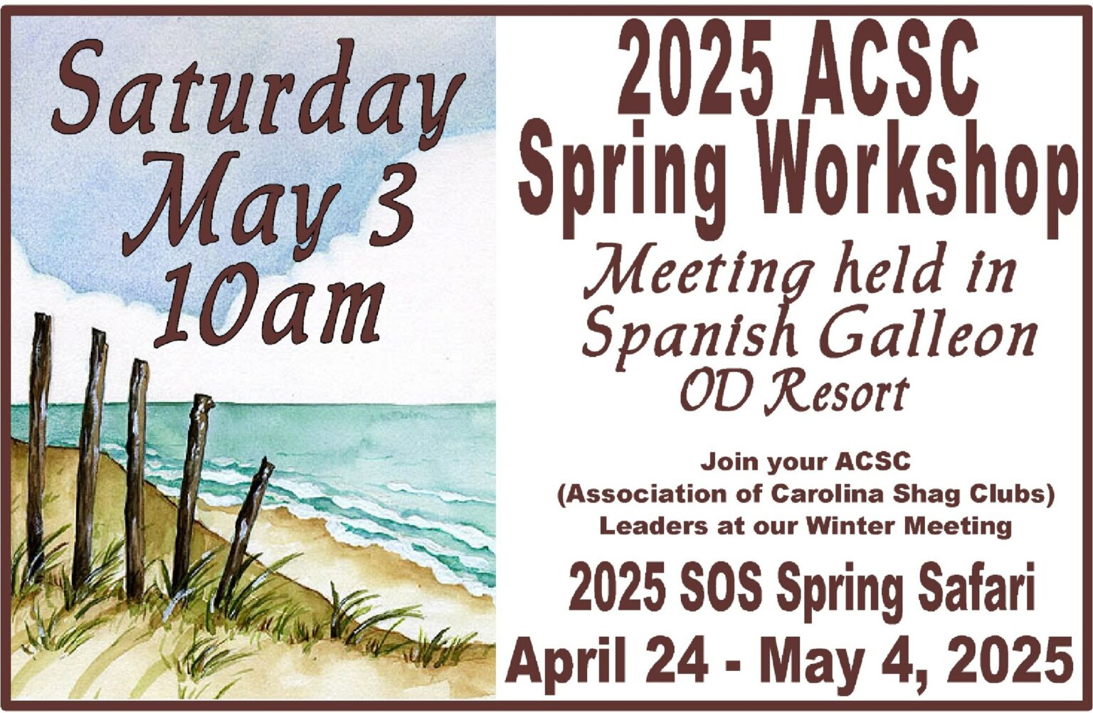 SOS - Spring Safari 2025 - North Myrtle Beach | Explore NMB